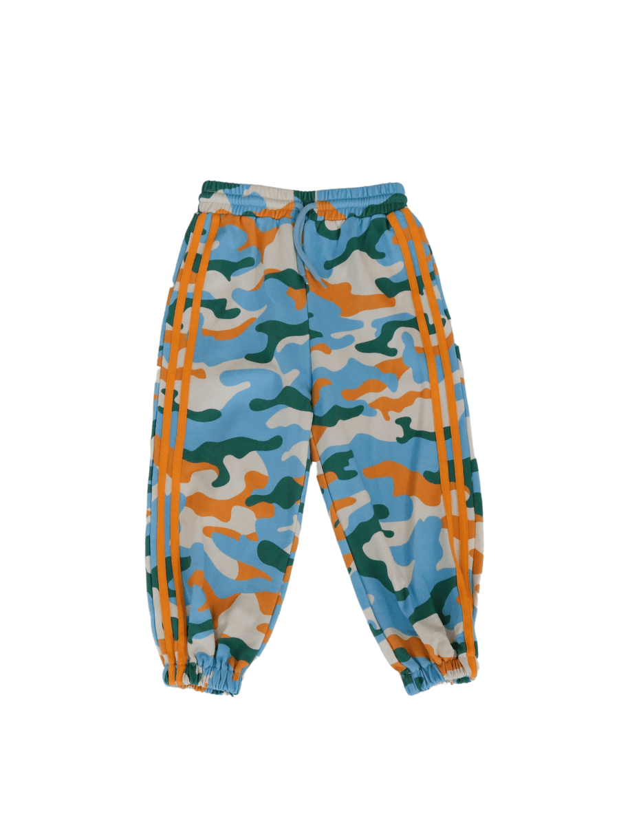 Camo Track Pant - Blue – Moos Minis